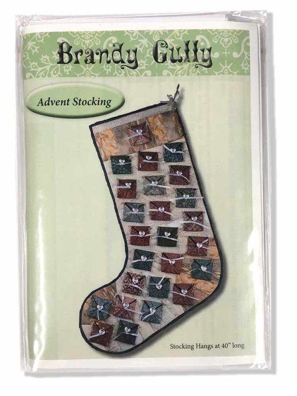 Advent Stocking Pattern with 25 ceramic Buttons