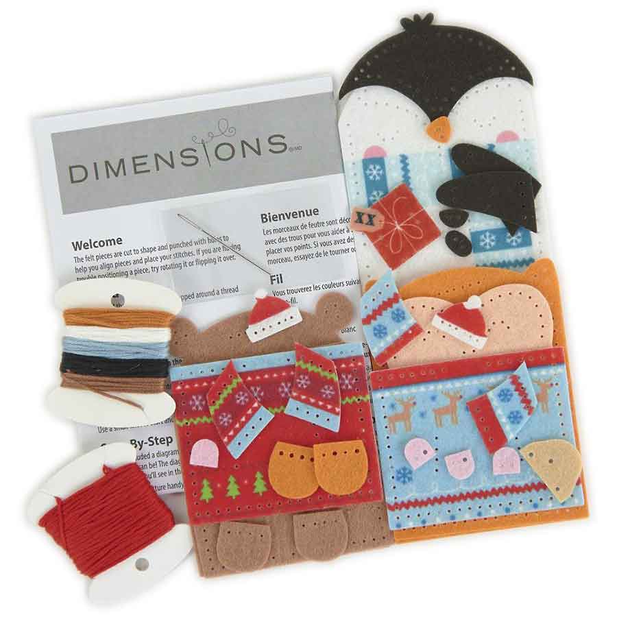 Christmas Hugs Felt Applique Kit