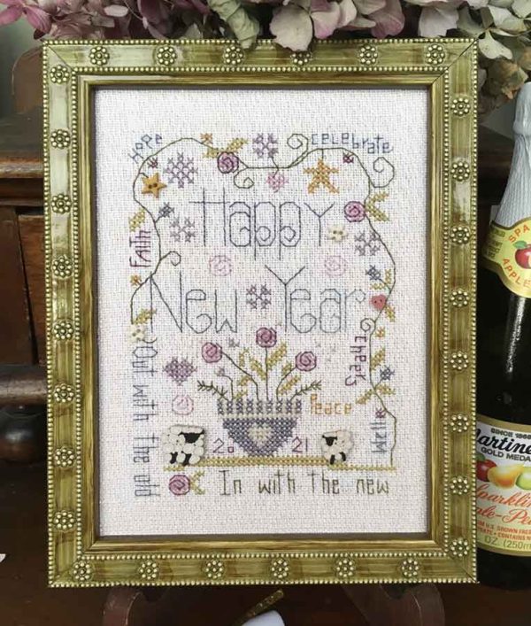 New Year's Notes Cross Stitch Pattern
