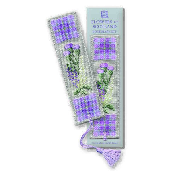 Flowers of Scotland Bookmark Cross Stitch Kit