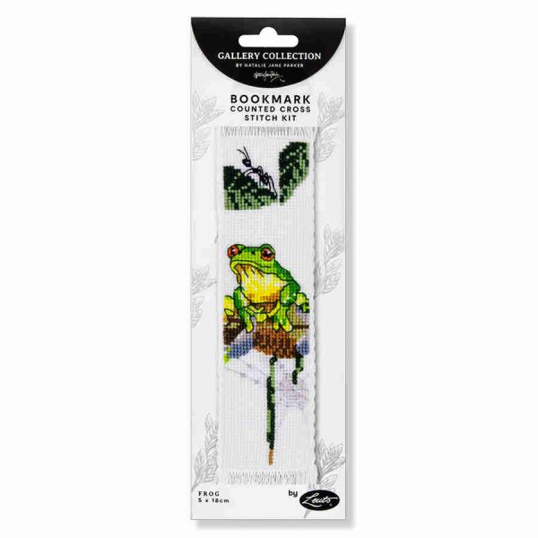 Frog cross stitch Bookmark Kit from DMC